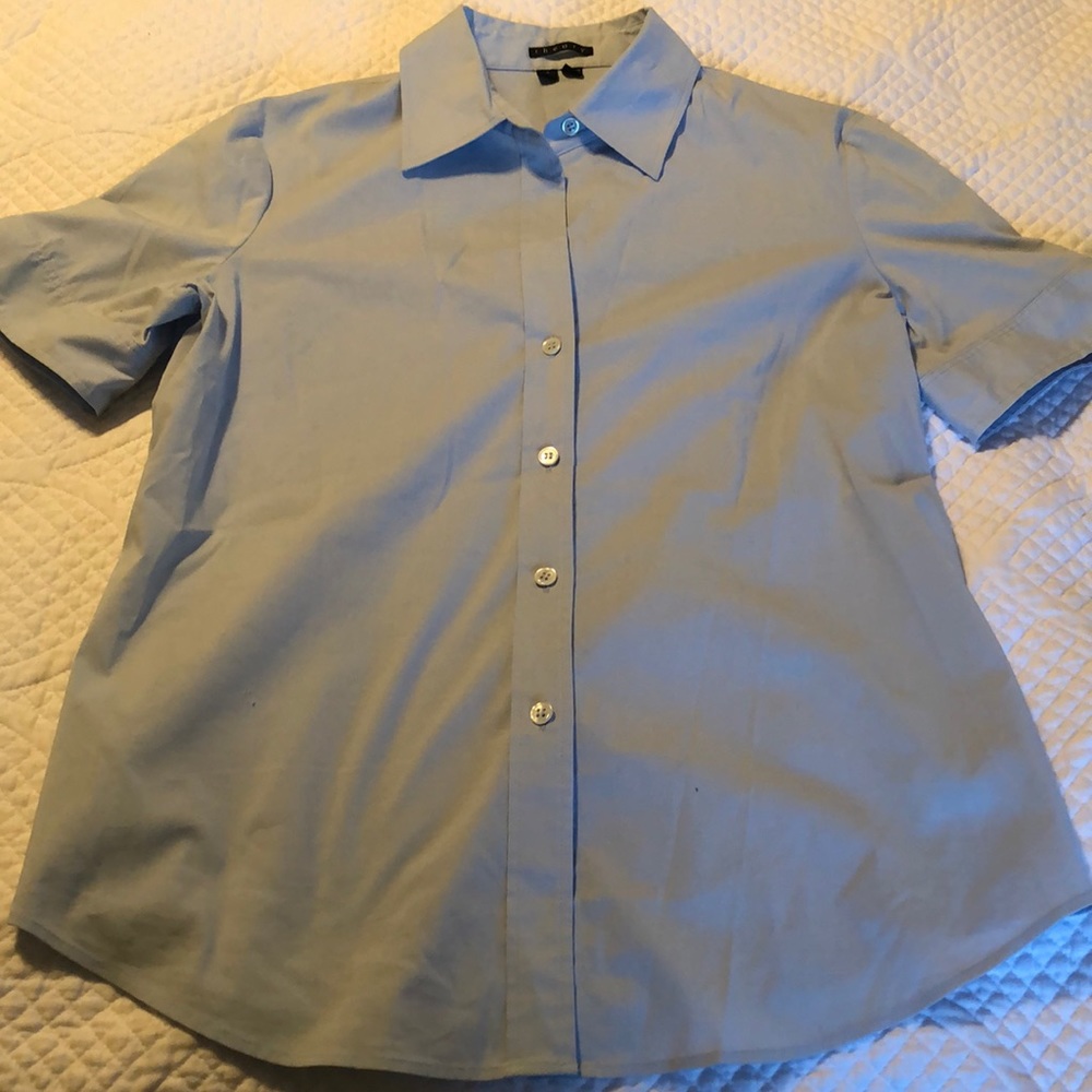 Light Blue Theory Button-Down Shirt - Gem